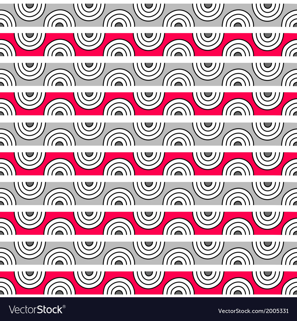 Semicircle pattern background Royalty Free Vector Image