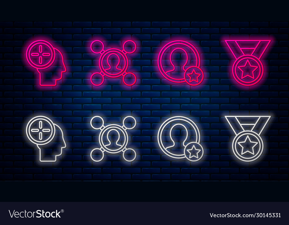 Set Line Share Premium Create Account Screen Vector Image 8967