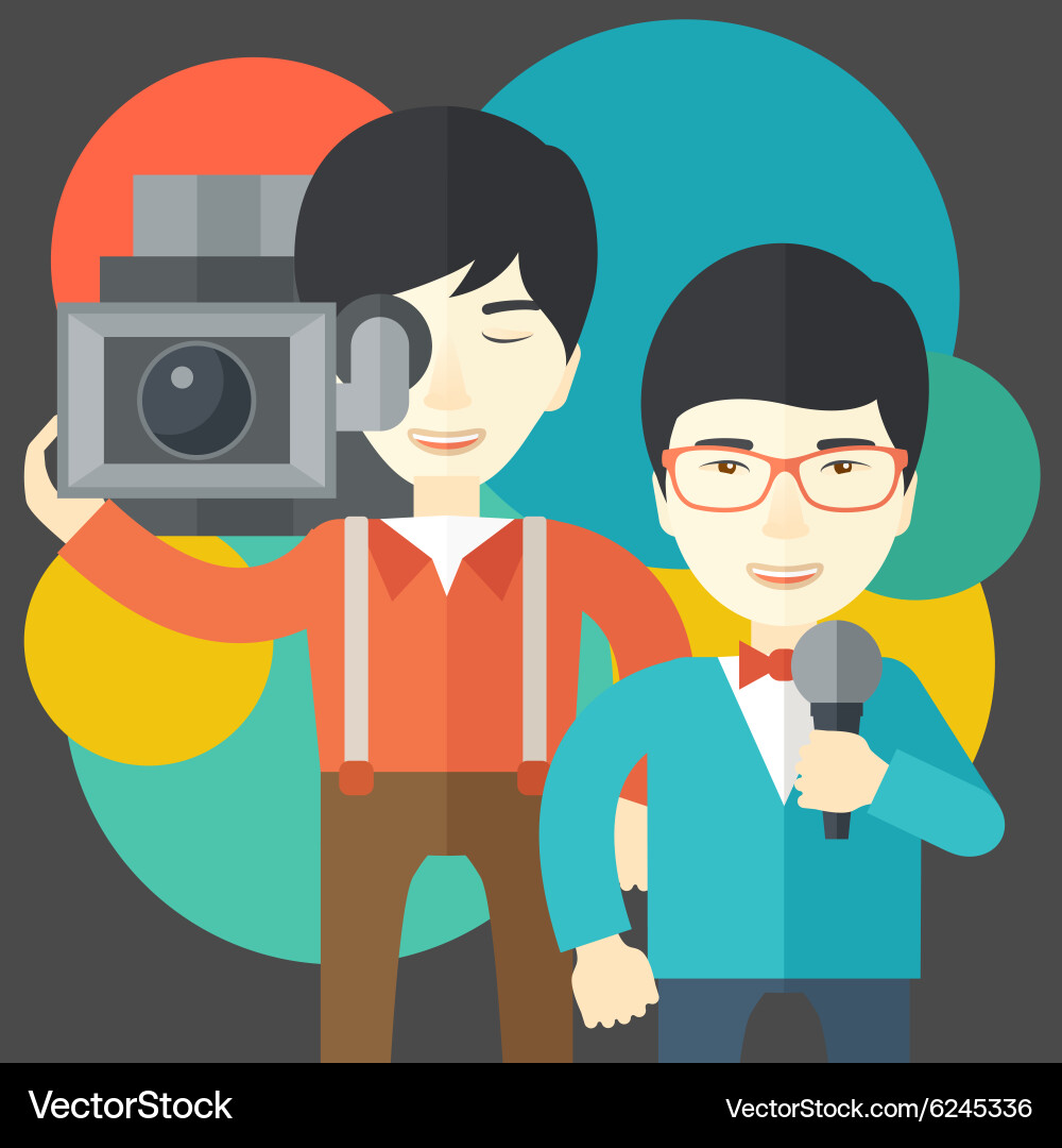 Tv report Royalty Free Vector Image - VectorStock