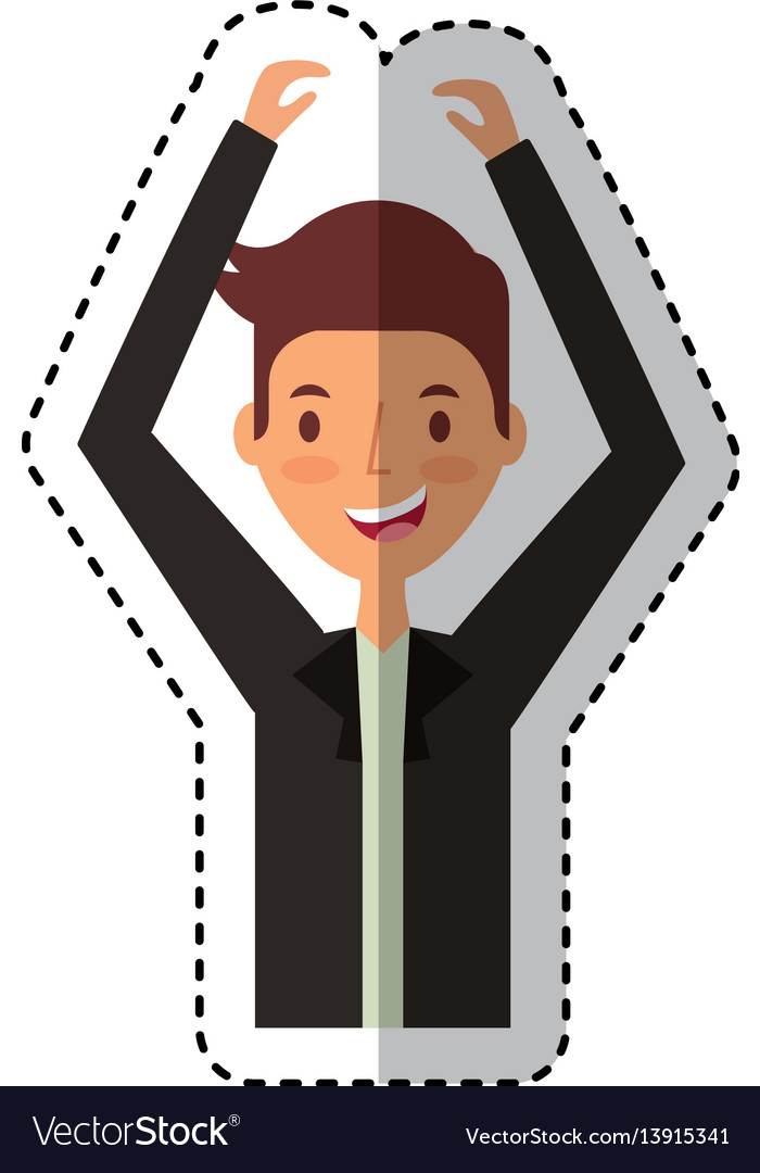 Businessman avatar character icon Royalty Free Vector Image
