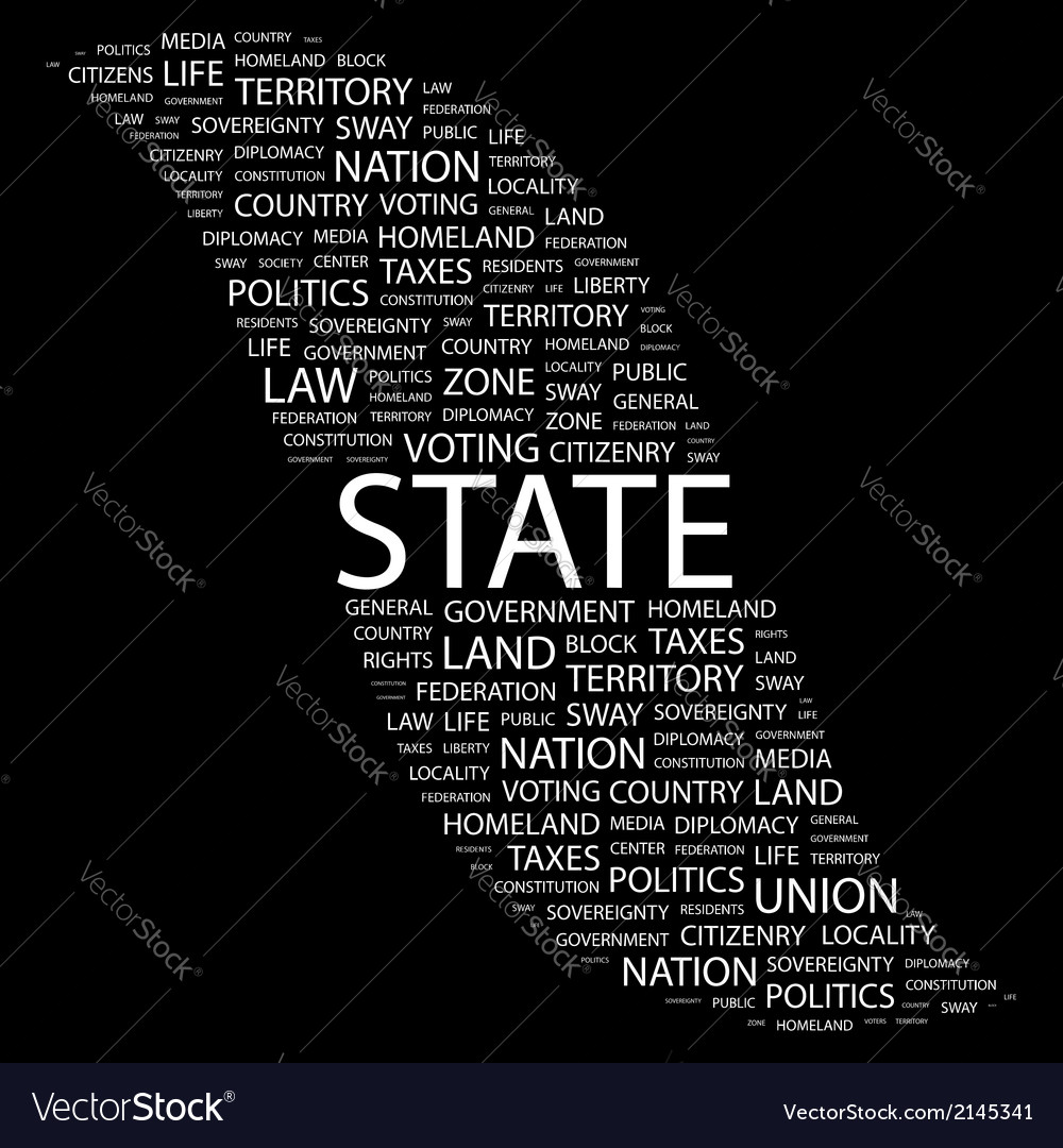 State Royalty Free Vector Image - VectorStock