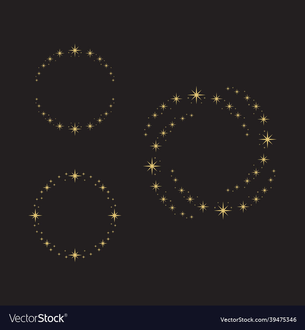 Circle star icon design Royalty Free Vector Image