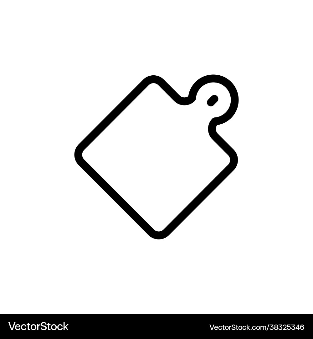 Cutting board icon Royalty Free Vector Image - VectorStock
