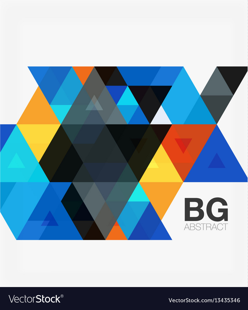 Modern geometry background Royalty Free Vector Image