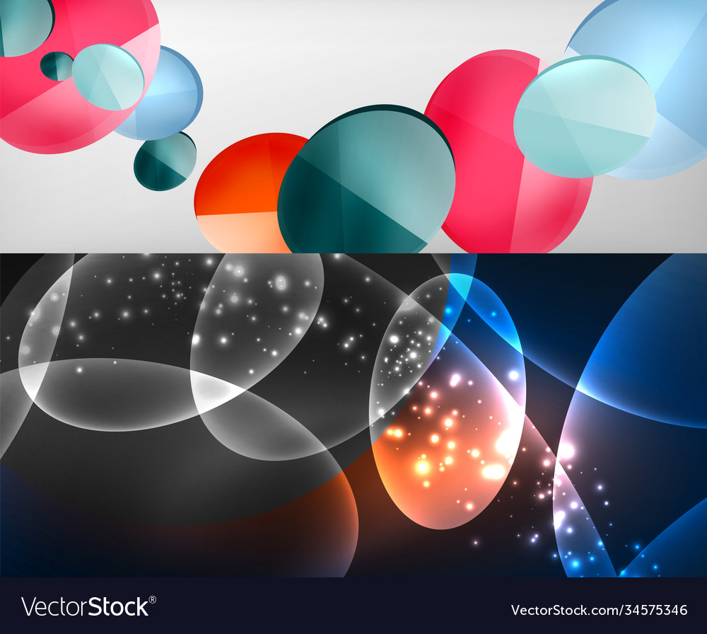 Set modern minimal geometric abstract Royalty Free Vector