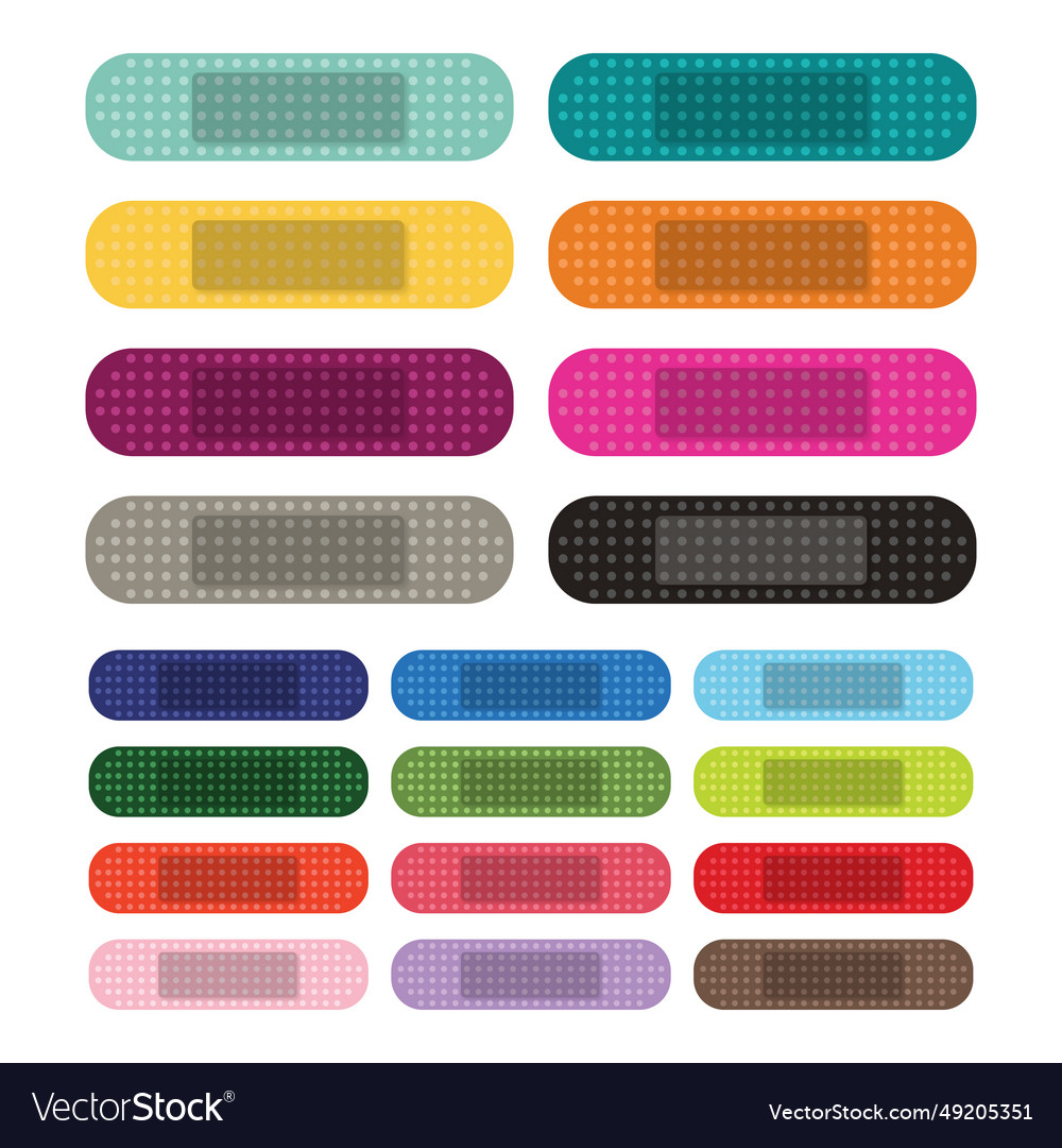 Band aid bandage medical item clipart Royalty Free Vector