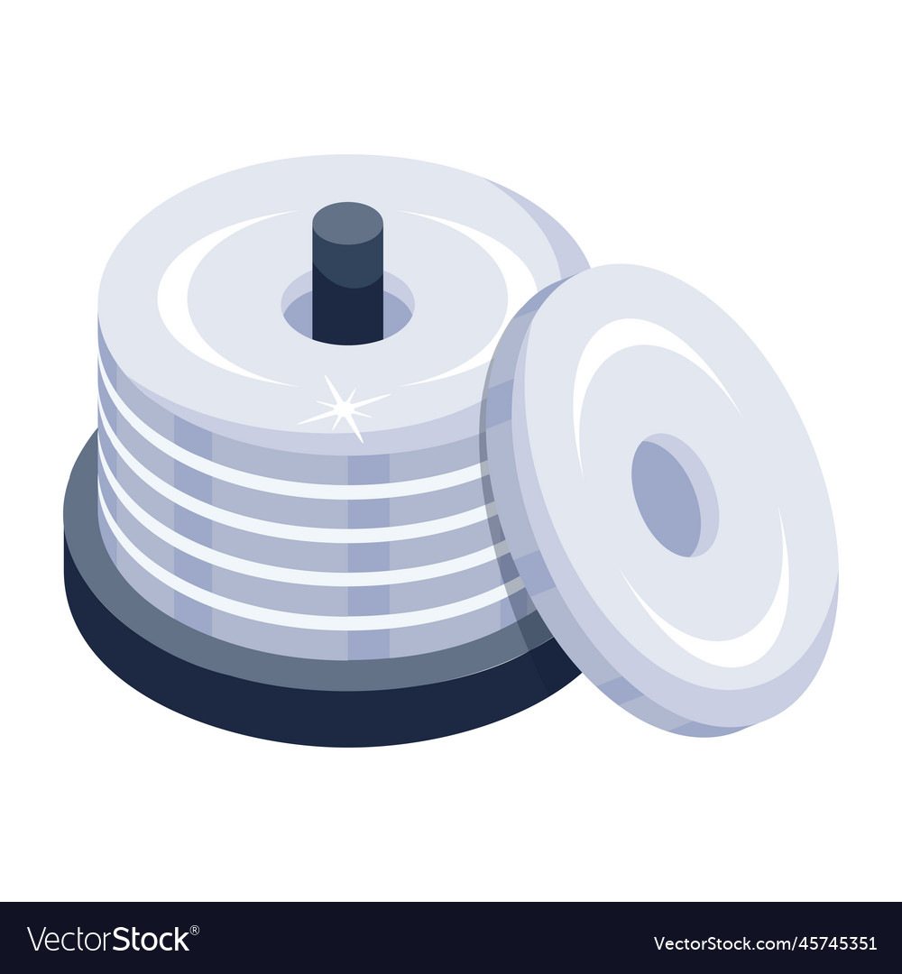 Cd rack Royalty Free Vector Image - VectorStock