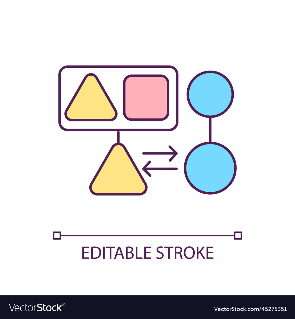 Change management rgb color icon Royalty Free Vector Image Change management rgb color icon Royalty Free Vector Image