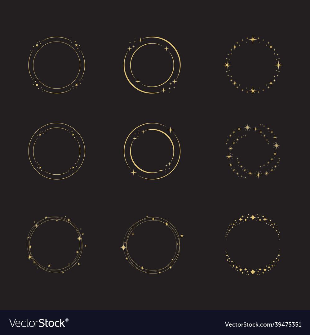 Circle star icon design Royalty Free Vector Image