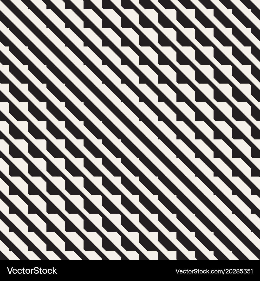 Seamless black and white halftone lines Royalty Free Vector