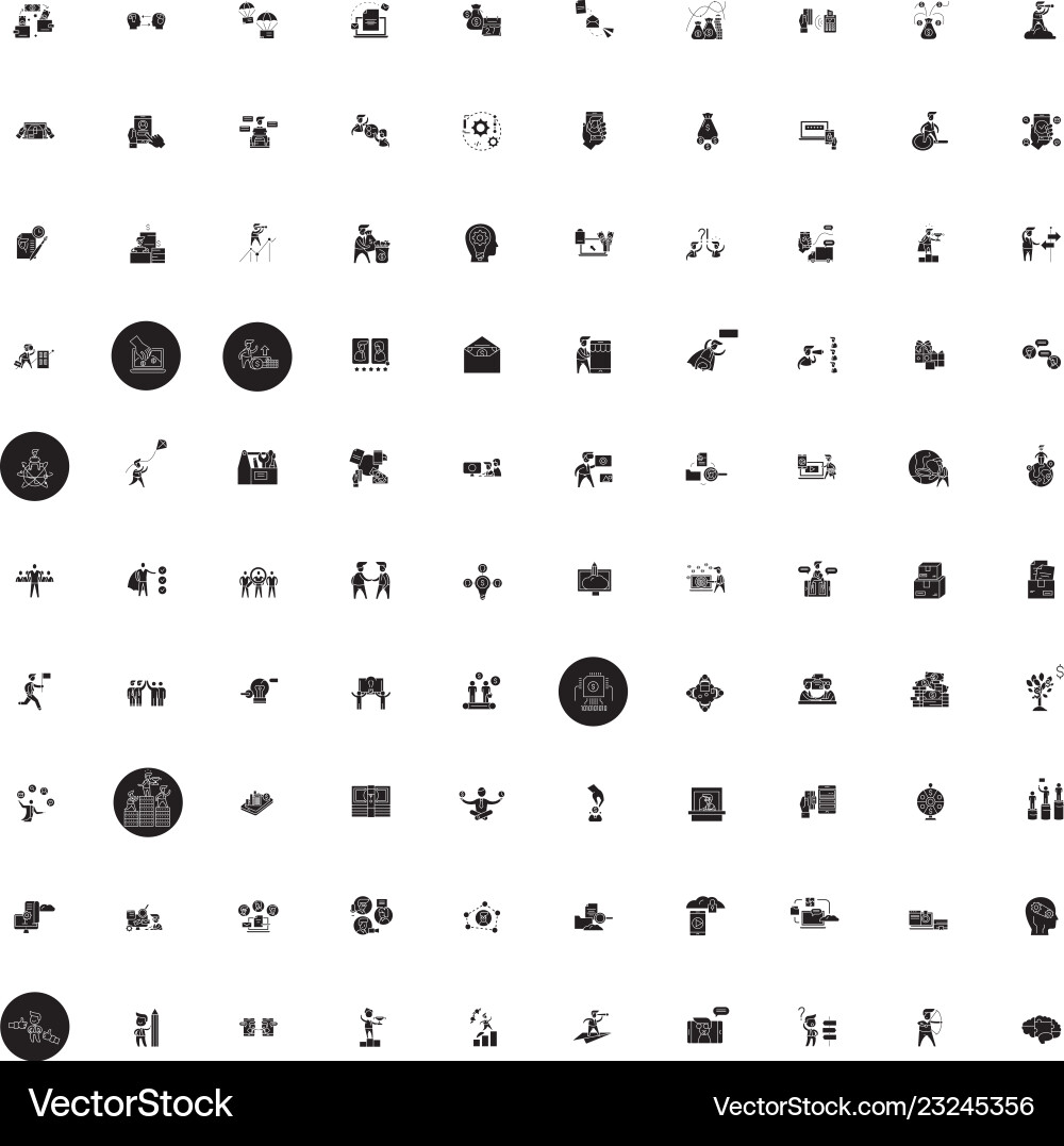 Financial loss black concept icon Royalty Free Vector Image