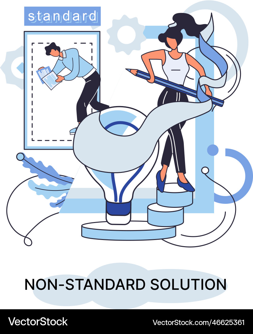 Non standart solution creation of individual Vector Image
