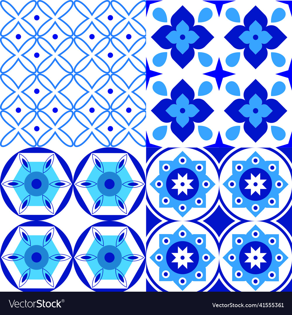 Tiled pattern background Royalty Free Vector Image