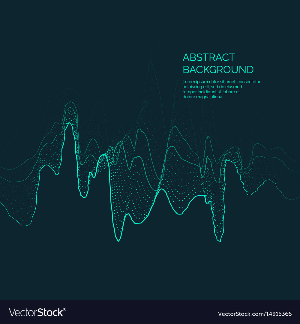 Abstract background with a colored dynamic Vector Image