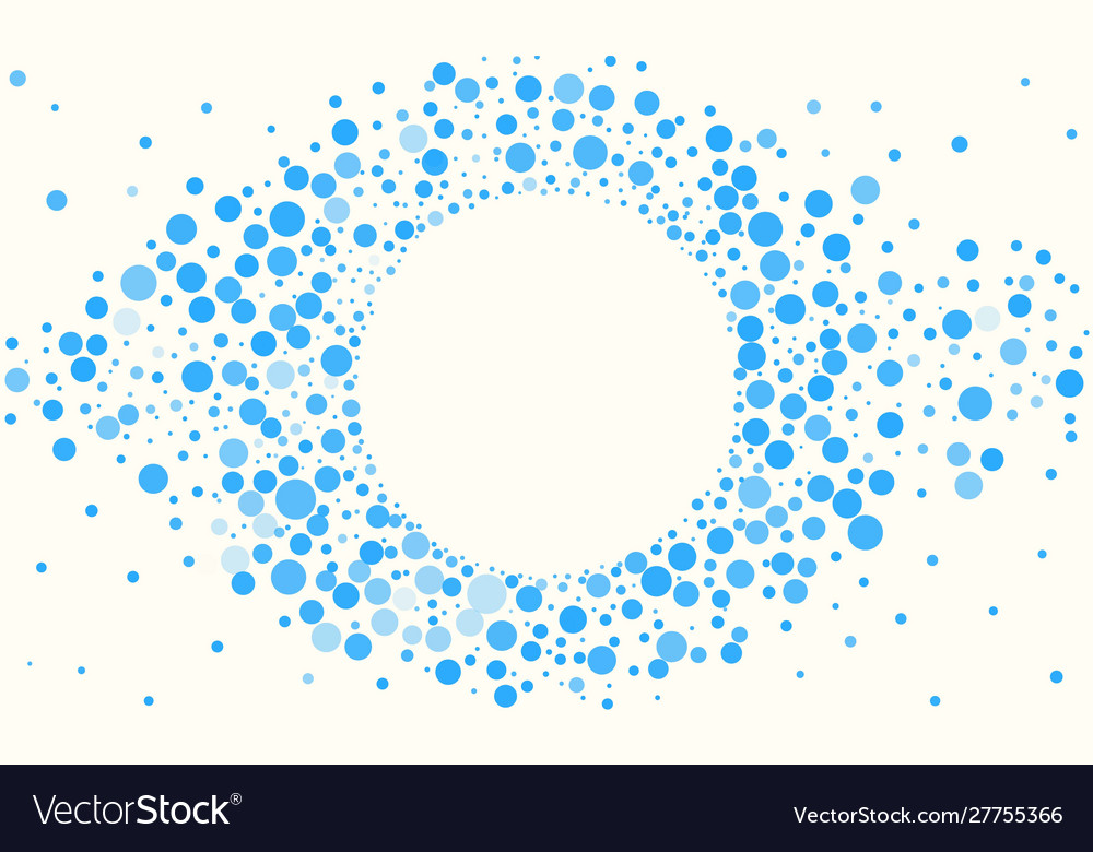 Abstract blue random dots background creative Vector Image