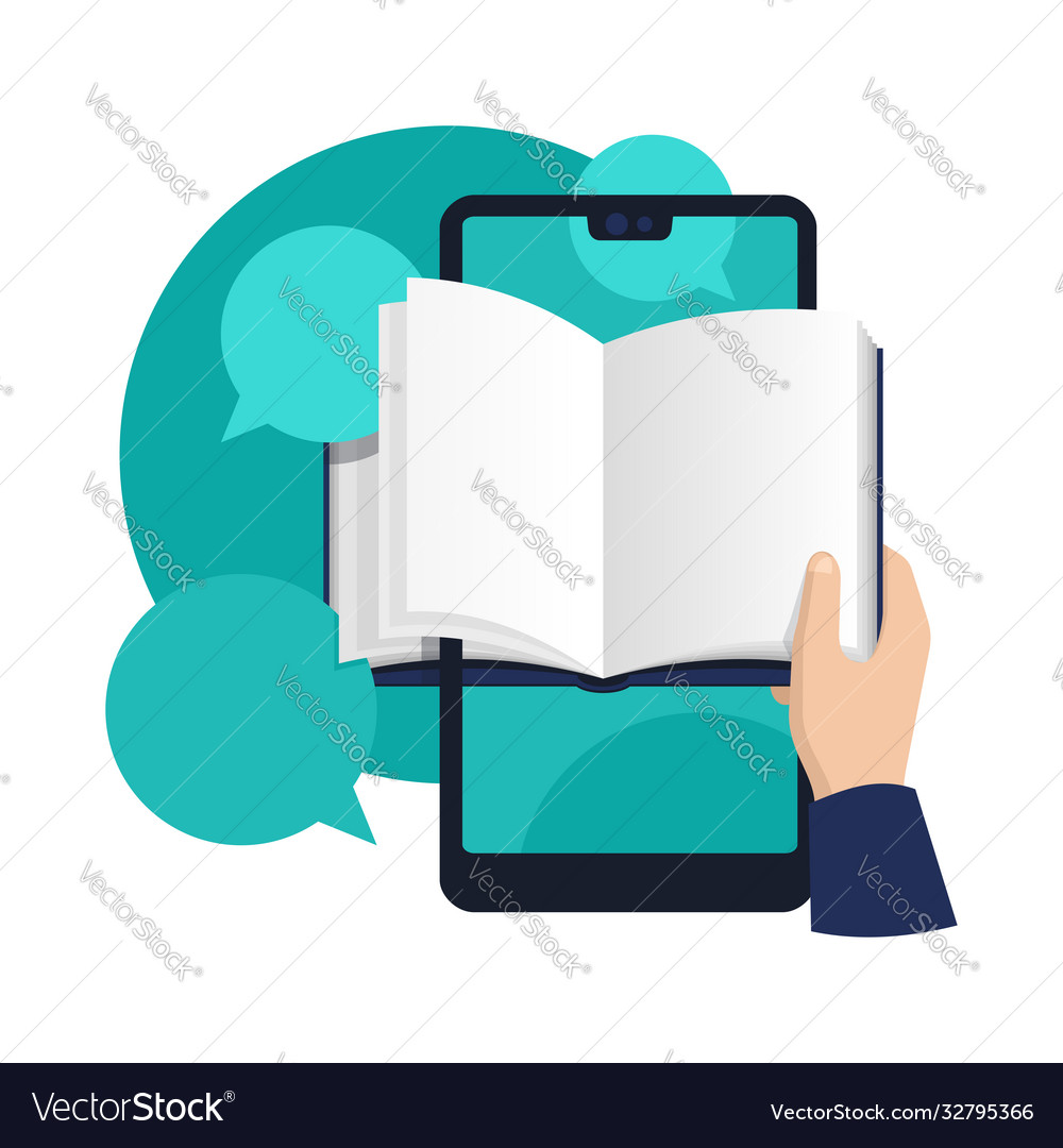 Online education e-learning concept Royalty Free Vector