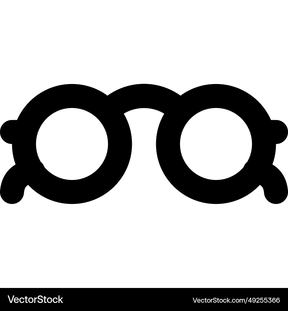 Protection of vision through eyeglasses Royalty Free Vector