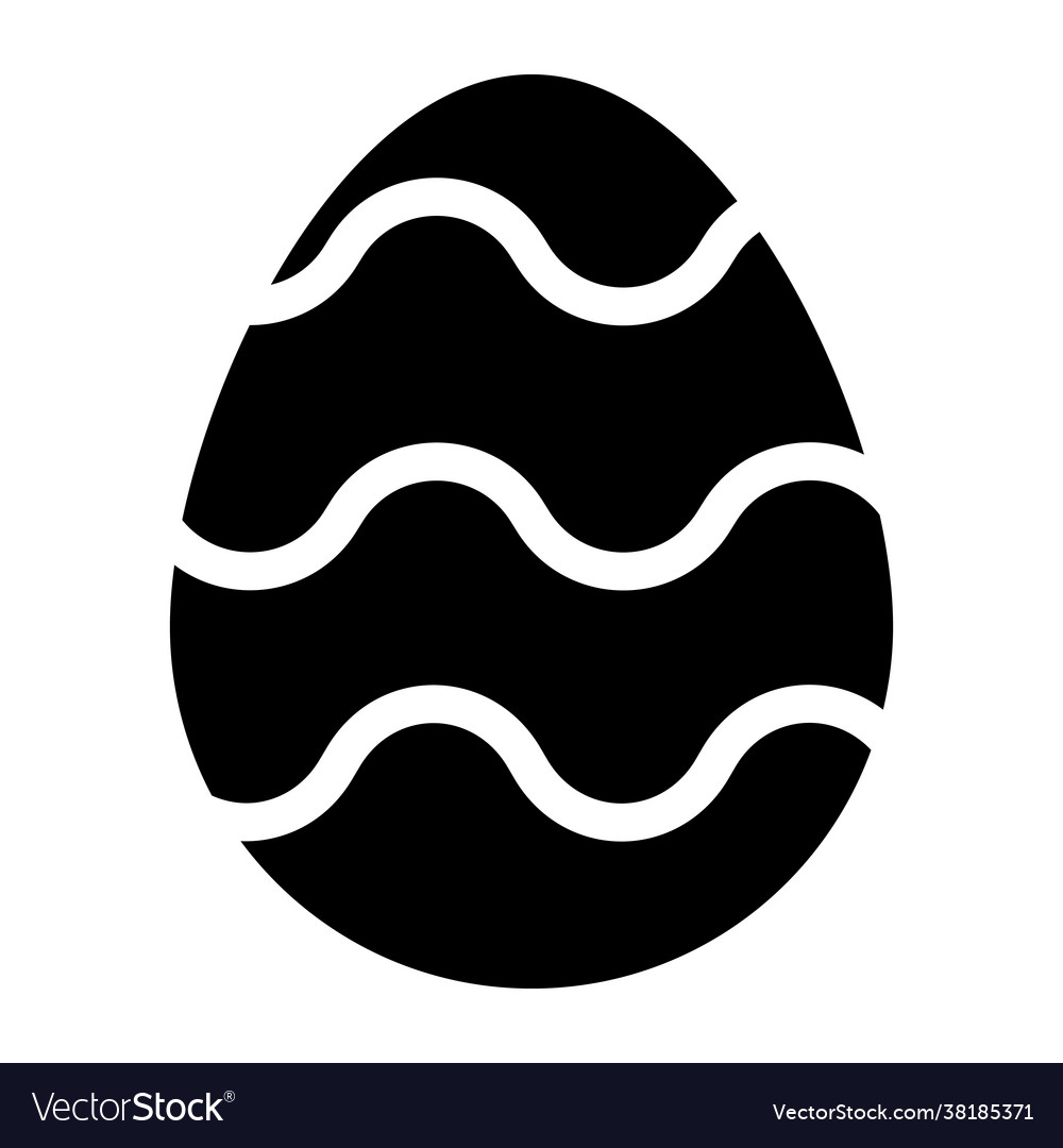 Easter egg Royalty Free Vector Image - VectorStock