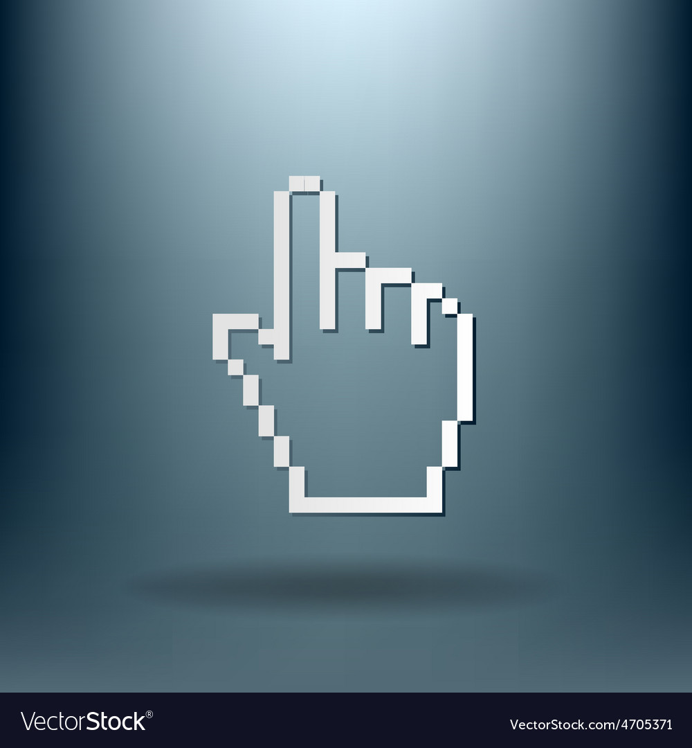 Mouse hand cursor Royalty Free Vector Image - VectorStock