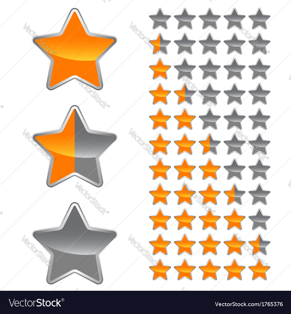 A set of levels for any design Royalty Free Vector Image