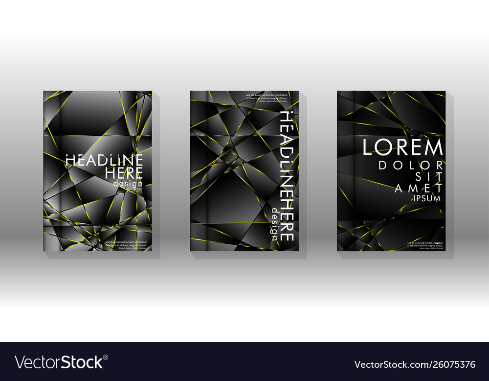 Fancy polygon cover pattern background design Vector Image
