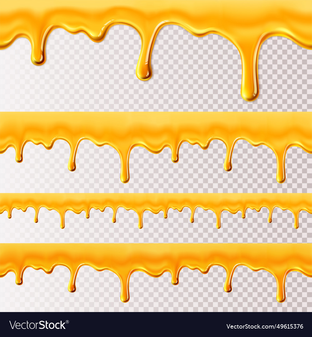 Honey seamless pattern Royalty Free Vector Image