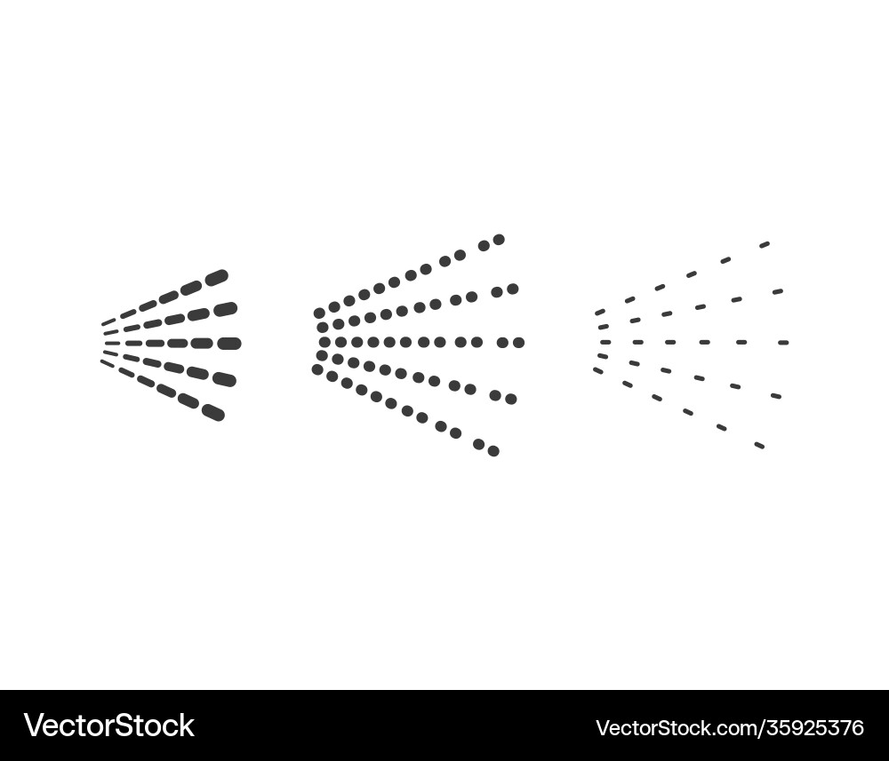 Spray icon water or air nozzle for Royalty Free Vector Image