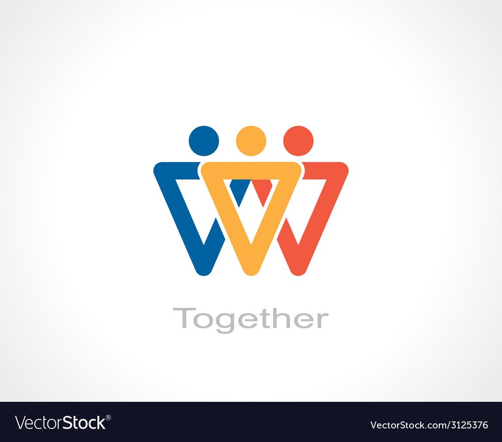Together Royalty Free Vector Image - VectorStock