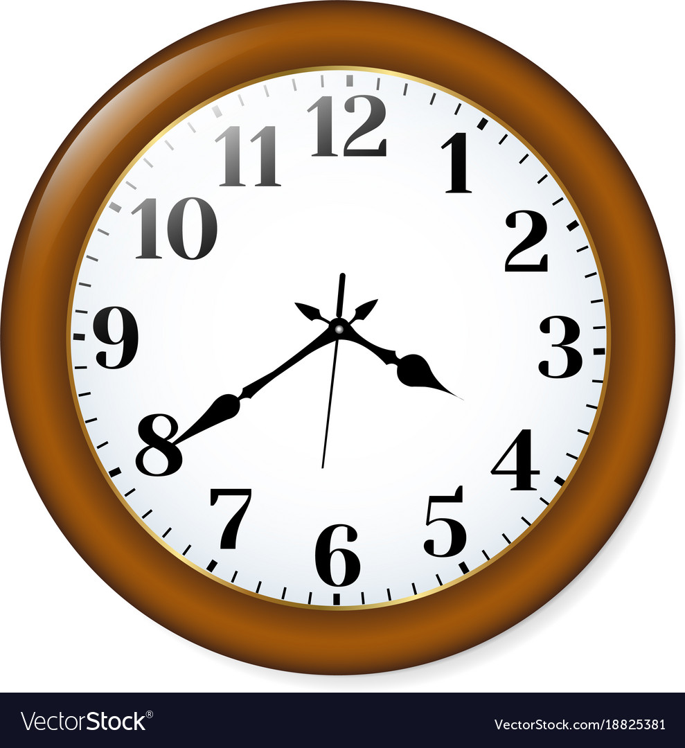 Clock Royalty Free Vector Image - VectorStock