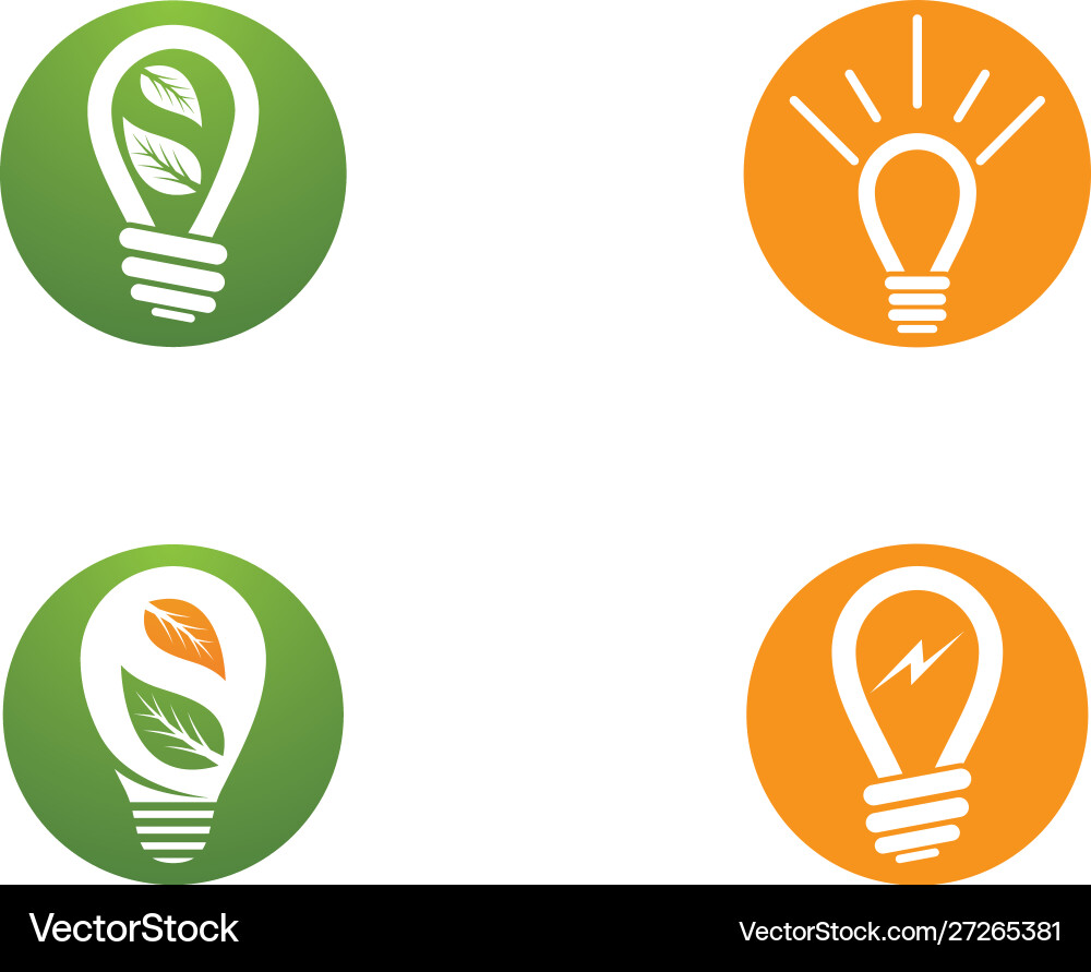 Lightbulb icon design Royalty Free Vector Image