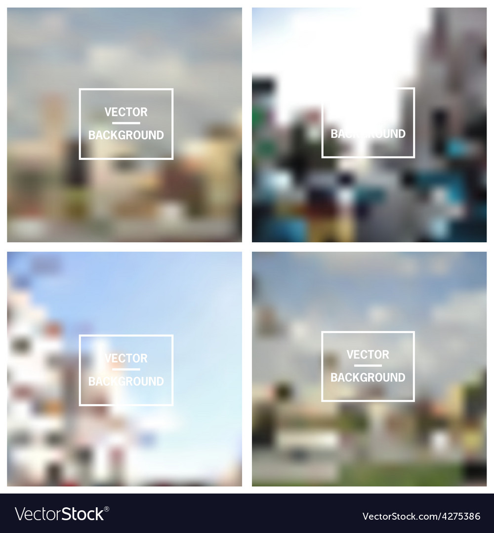 Blurred background Royalty Free Vector Image - VectorStock