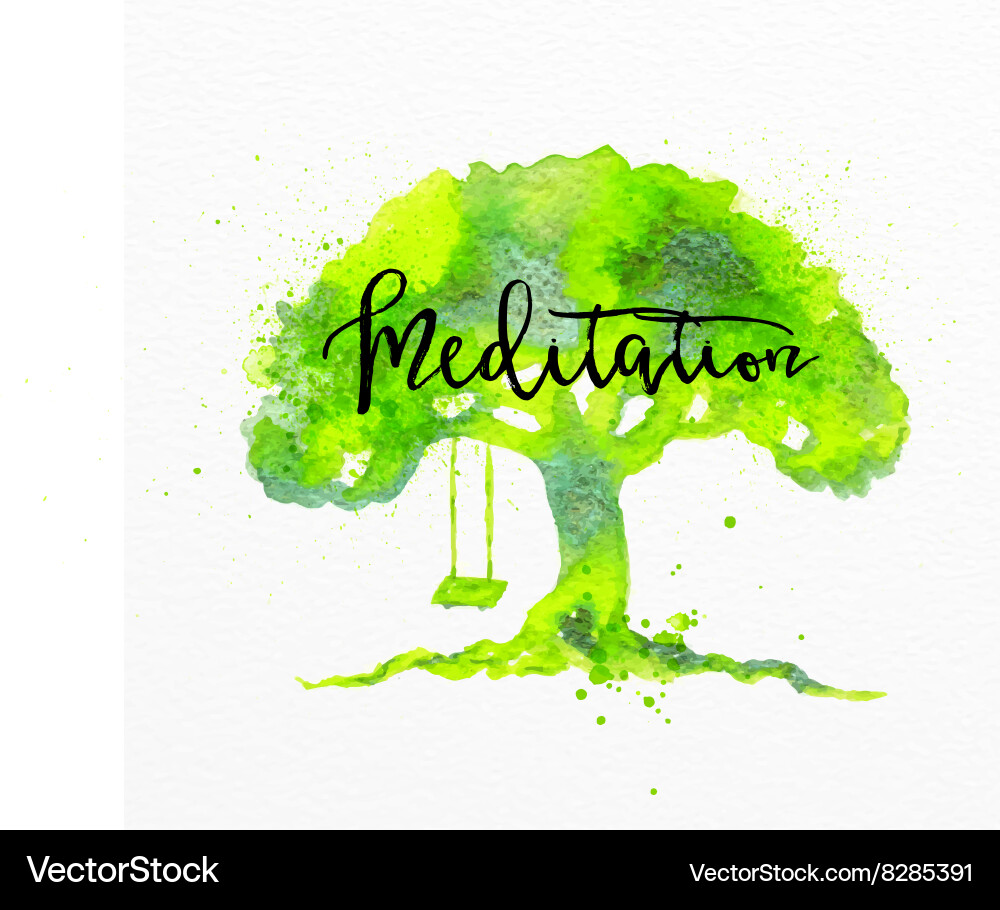 Beauty natural spa tree Royalty Free Vector Image