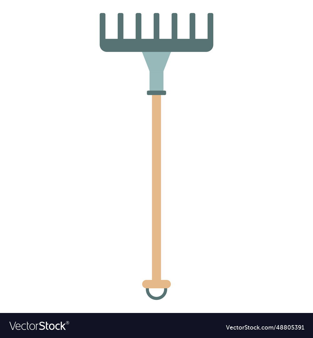 Farm rake icon Royalty Free Vector Image - VectorStock