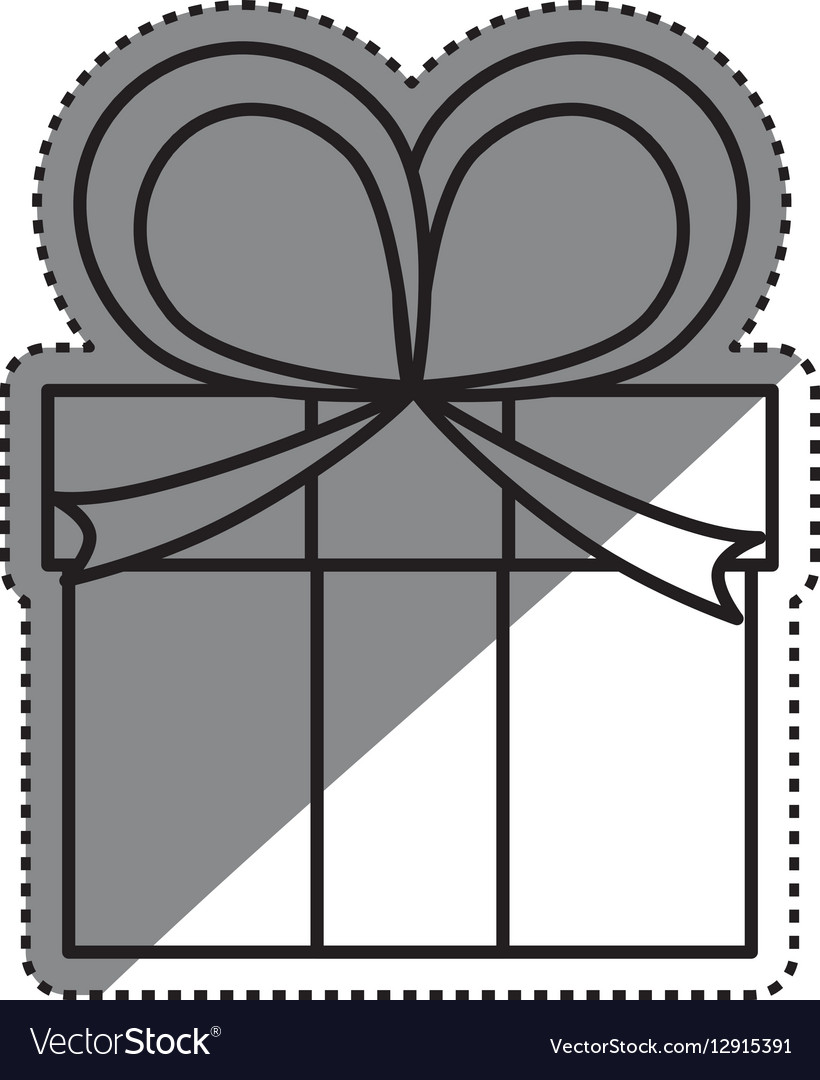 Gift present box Royalty Free Vector Image - VectorStock