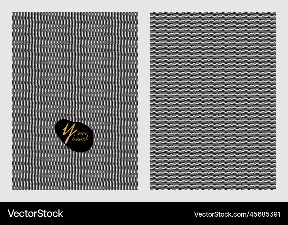Luxurious minimalistic curved plane arrangement Vector Image