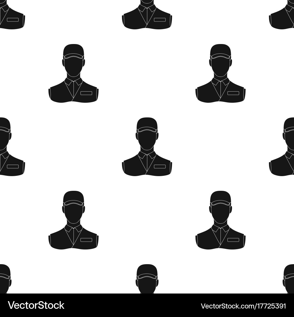 Man single icon in black styleman symbol Vector Image