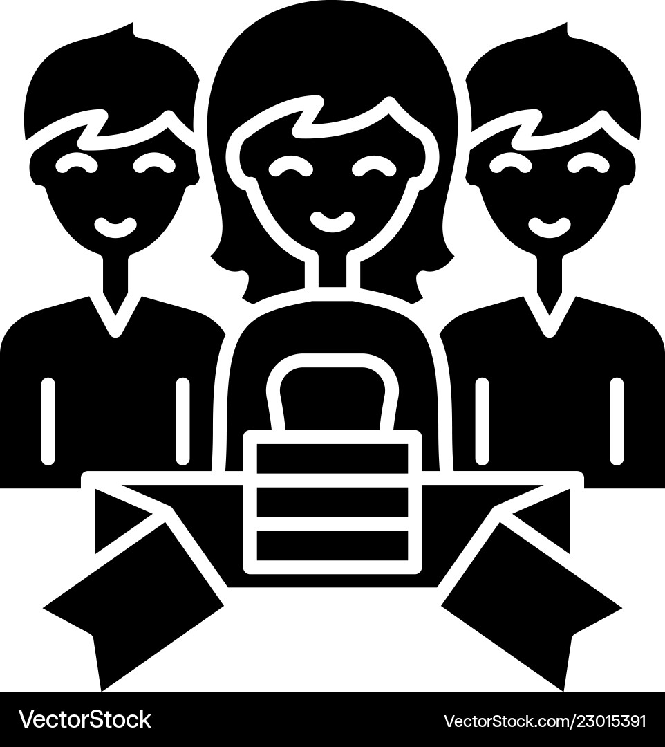 Membership black icon sign on isolated Royalty Free Vector