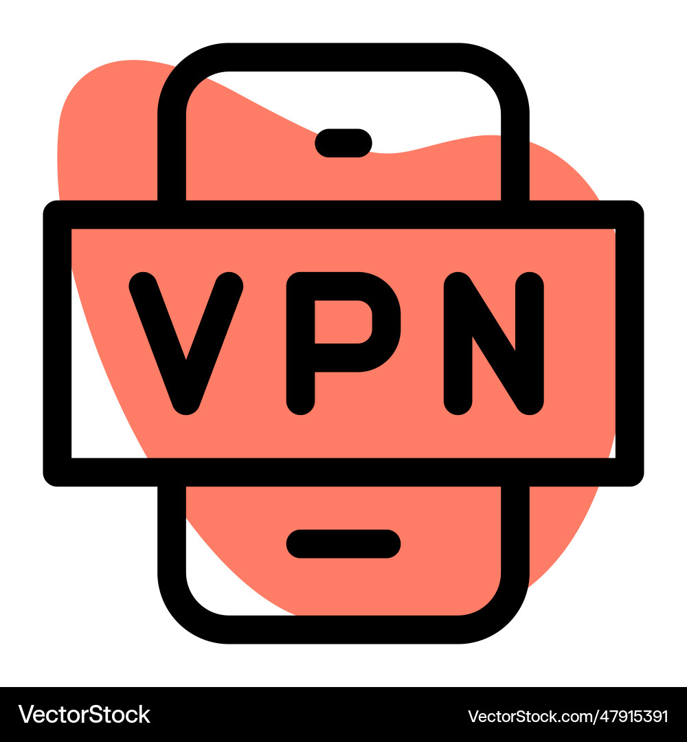 Vpn used to hide users public ip addresses Vector Image
