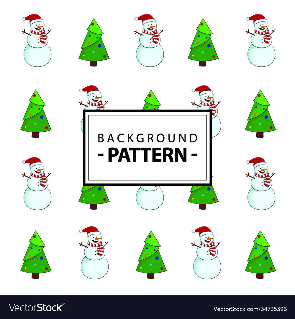 Christmas pattern Royalty Free Vector Image - VectorStock