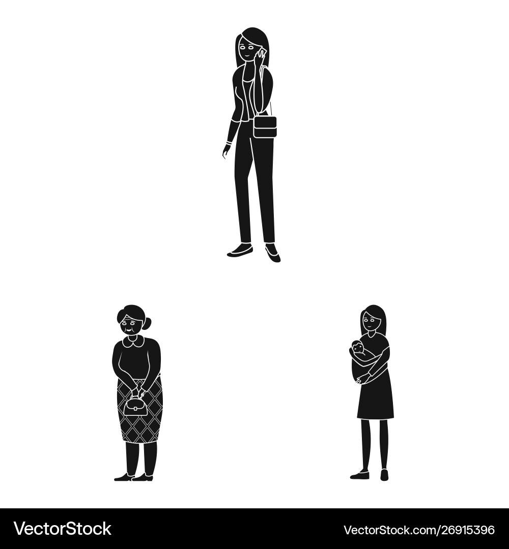 Design face and portrait icon set Royalty Free Vector Image