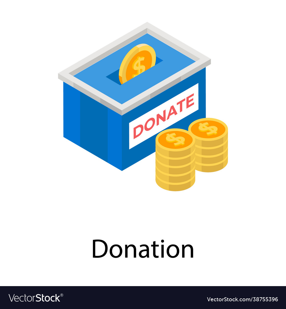 Donation Royalty Free Vector Image - VectorStock