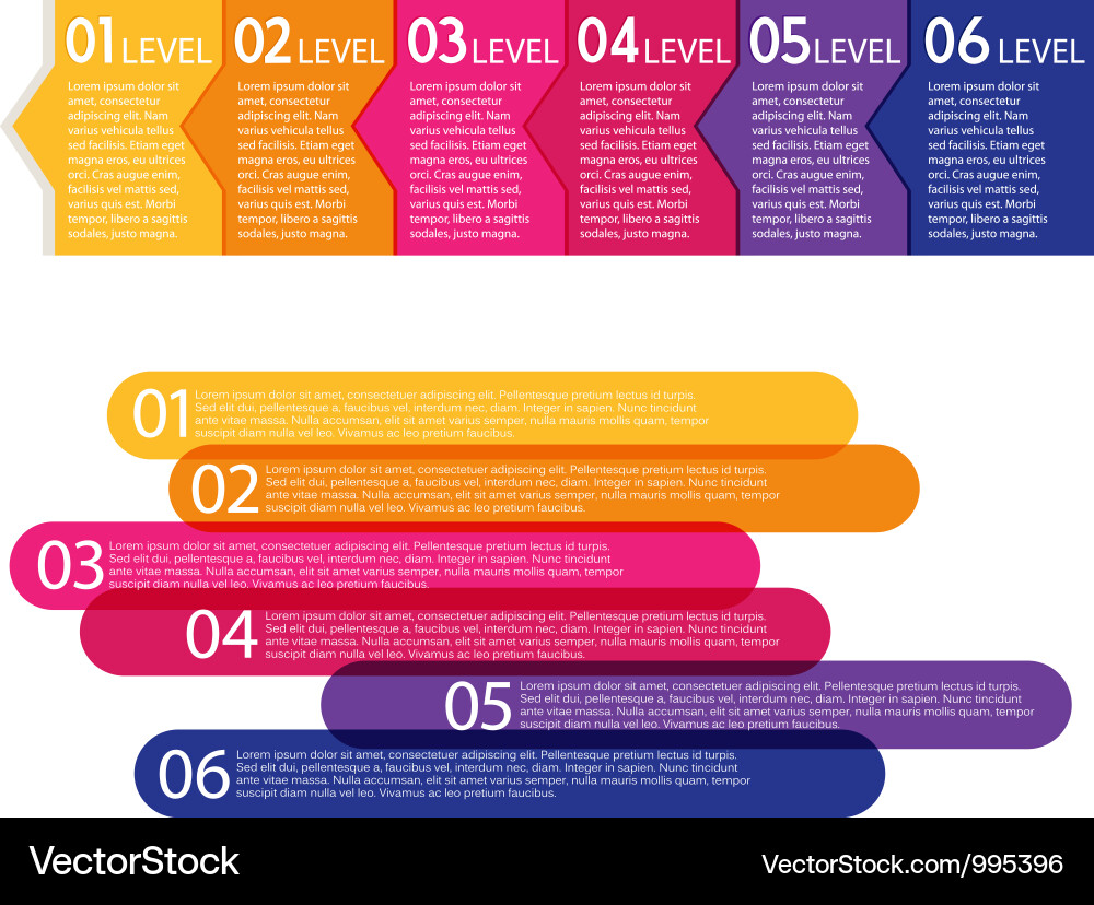 Set of colorful labels Royalty Free Vector Image