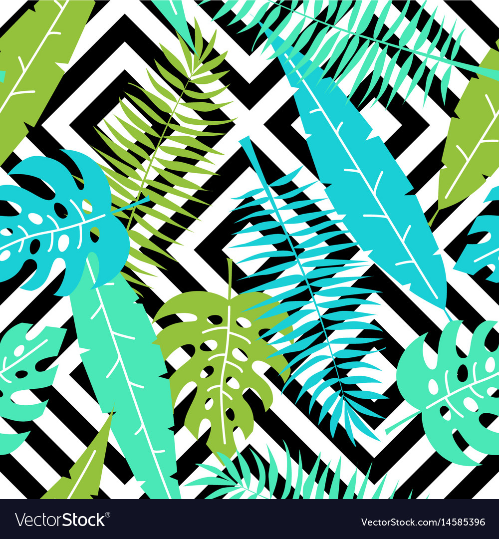 Tropical pattern Royalty Free Vector Image - VectorStock
