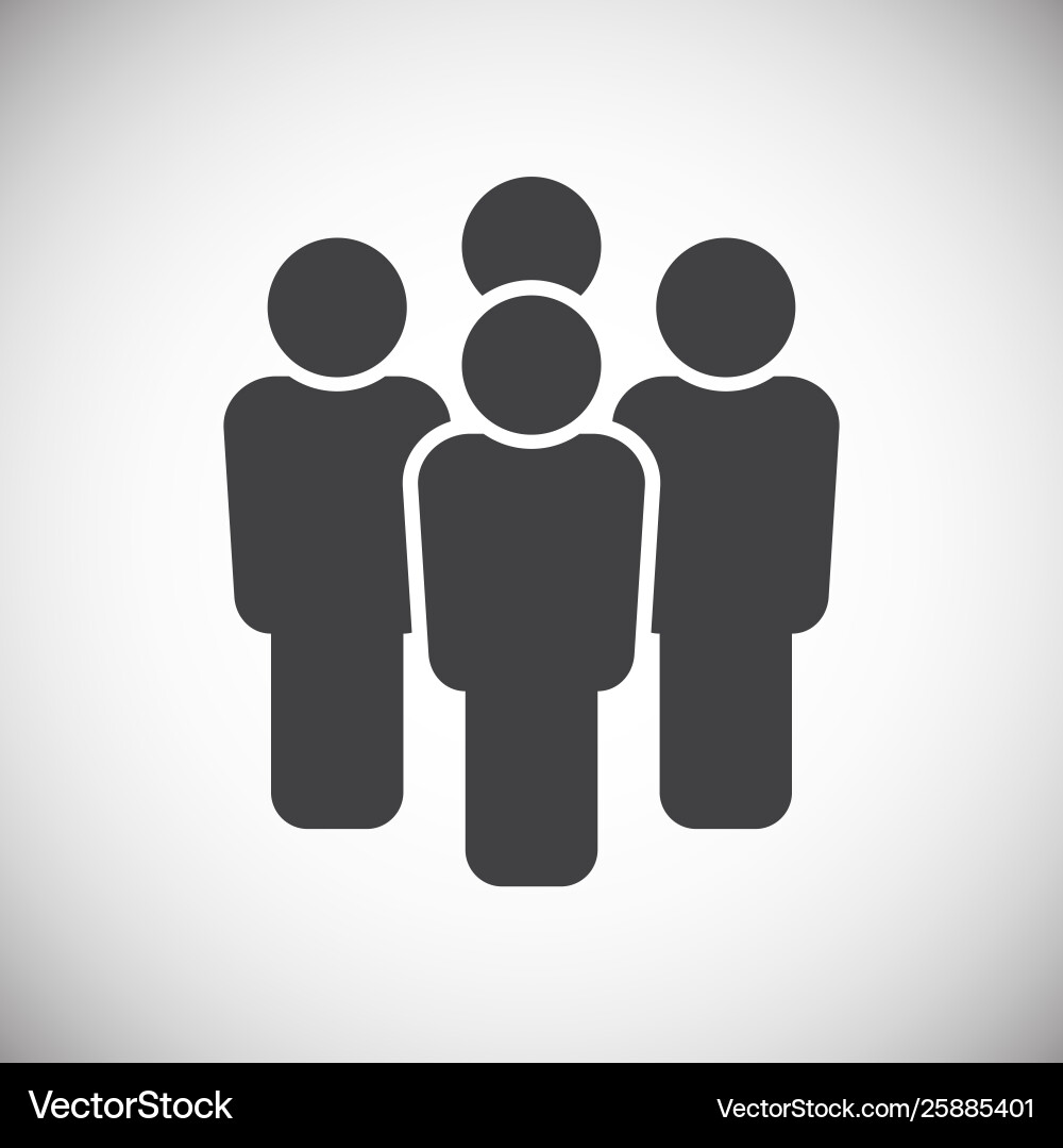 Business people related icon on background Vector Image