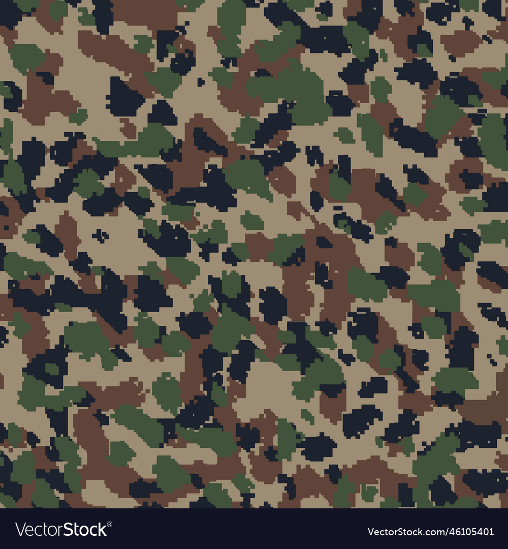 Digital styled camo pattern design Royalty Free Vector Image