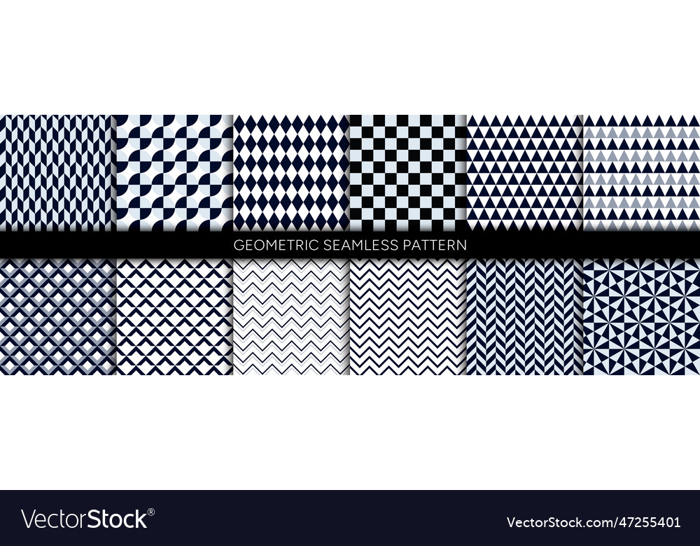 Monochrome seamless geometric pattern Royalty Free Vector Monochrome seamless geometric pattern Royalty Free Vector