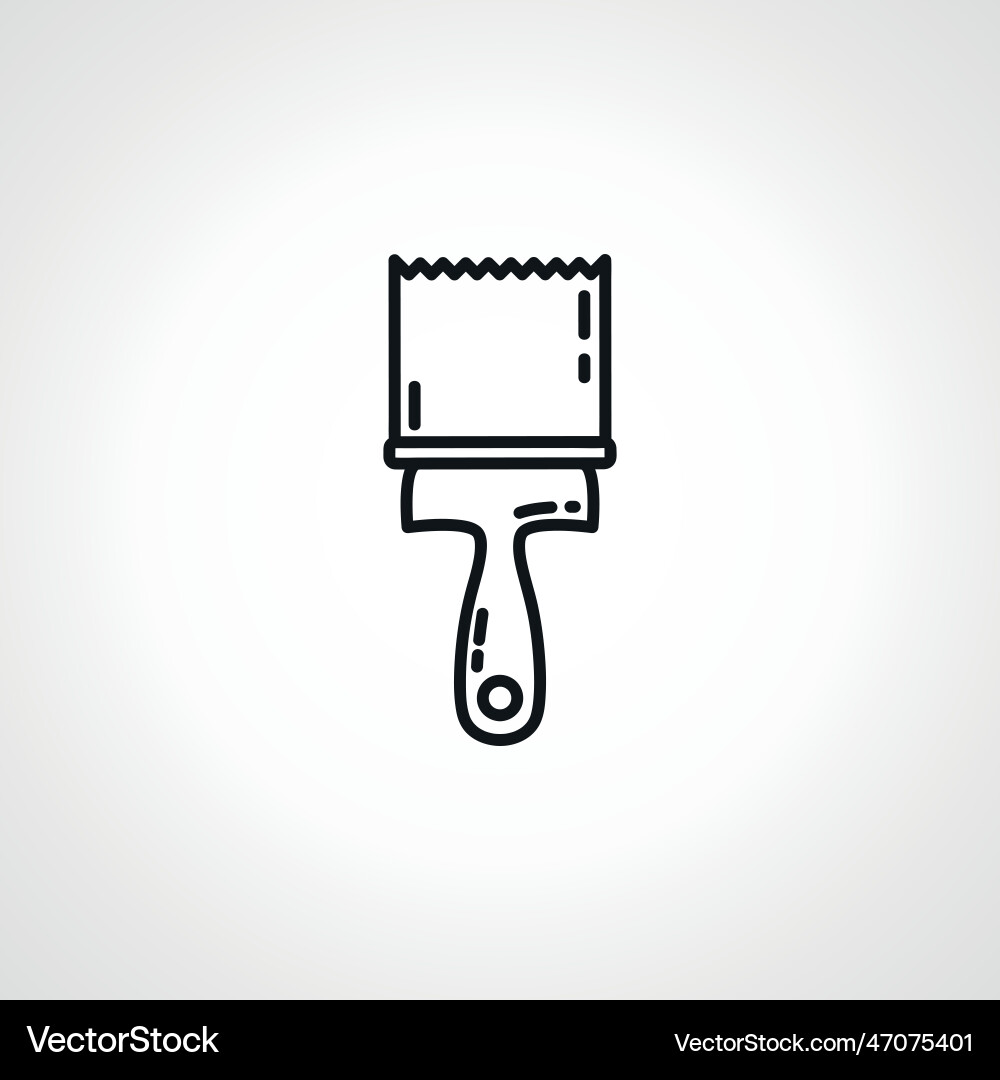 Spatula icon spatula repair tool spackling or Vector Image