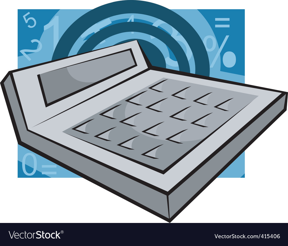 Calculator Royalty Free Vector Image - VectorStock