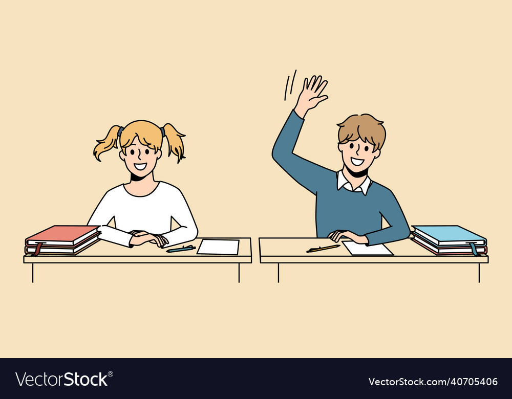 Educational process and learning concept Vector Image