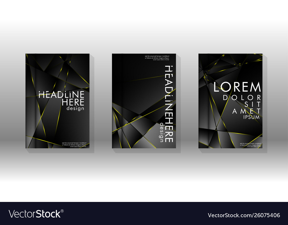 Fancy polygon cover pattern background design Vector Image